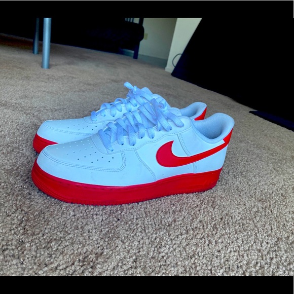 Nike | Shoes | Nike Air Force Low University Red | Poshmark